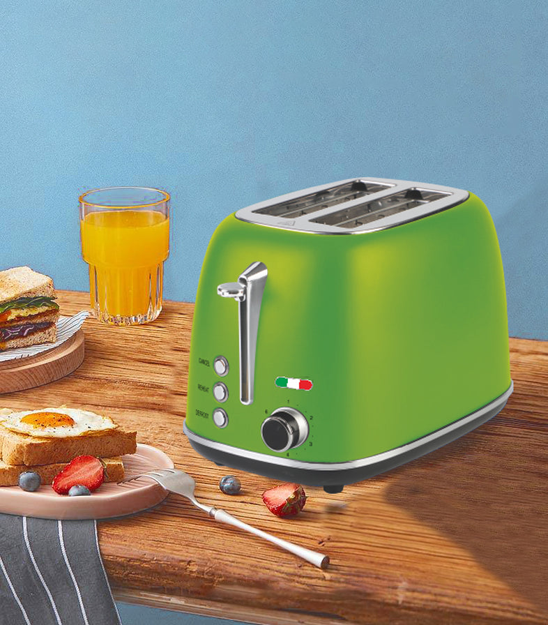Vintage Electric 2 Slice Toaster Stainless Steel - Lime GREEN — REPOGUYS