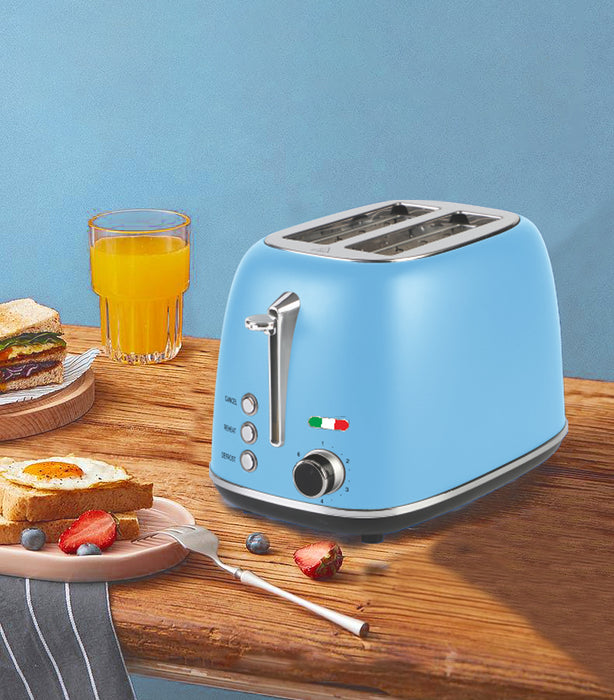 Vintage Electric 2 Slice Toaster Stainless Steel - SKY BLUE — REPOGUYS