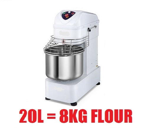 20 Litre Spiral Pizza Dough Mixer Bakery Bread Heavy Duty Commercial 2 ...
