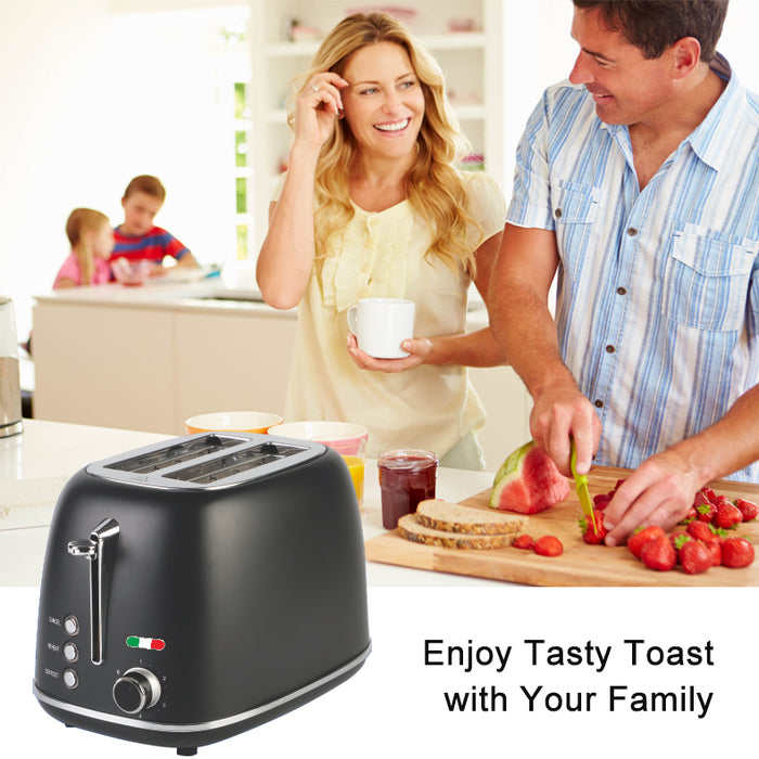 Vintage Electric 2 Slice Toaster Stainless Steel - BLACK — REPOGUYS