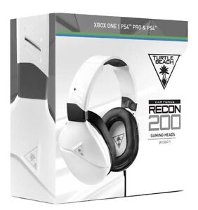 Turtle Beach Ear Force Recon 200 Gaming Headset White PS4 XBOX SWITCH ...